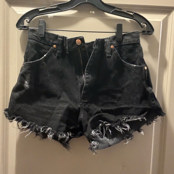 Wrangler | Shorts | Wrangler Repurposed Cutoff Shorts Black Denim Fits ...